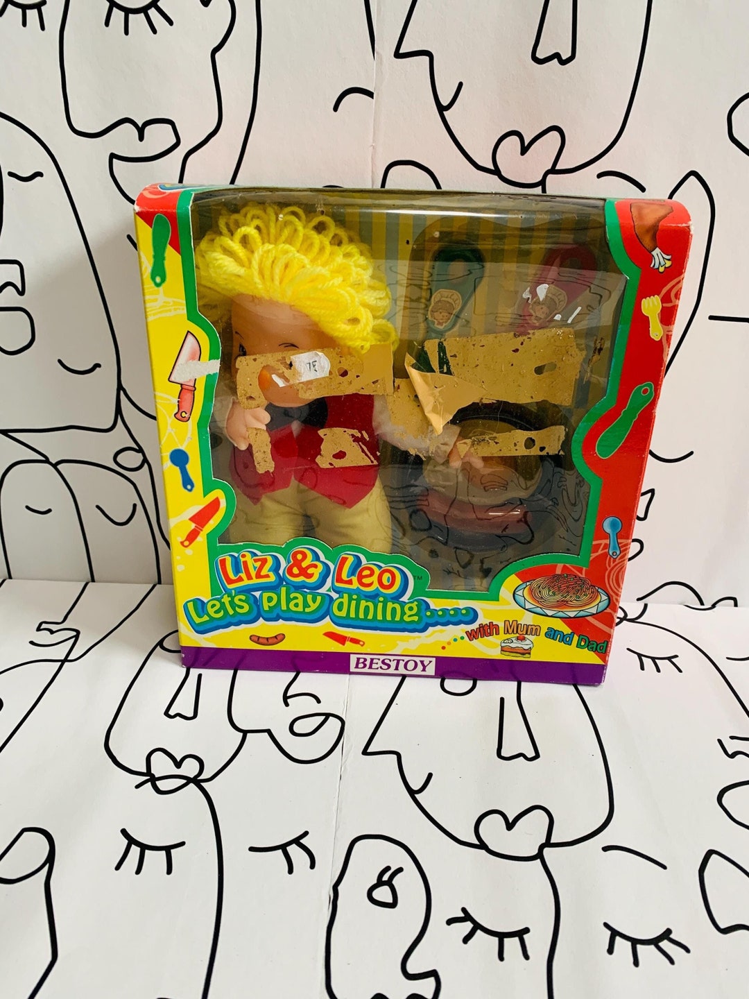 Vintage Liz & Leo Let's Play Dining Doll Set Bestoy 1998 - Etsy