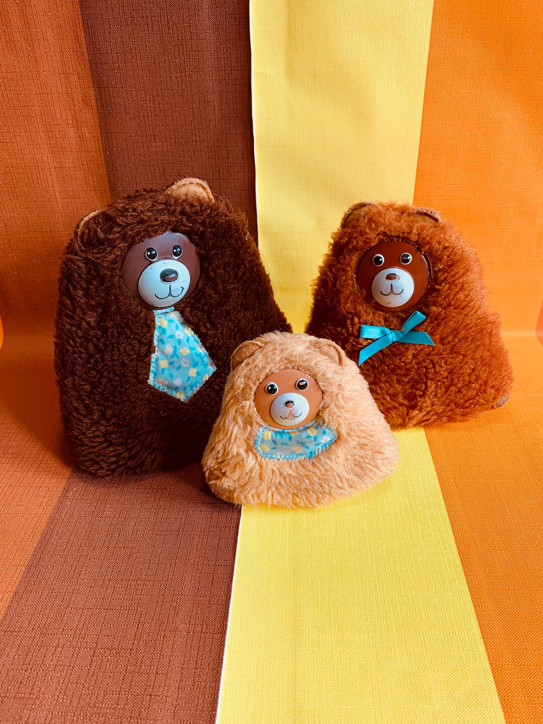 Vintage Fisher Price 1981 Rassel Nesting Bear Family Stacking #456 Baby ...