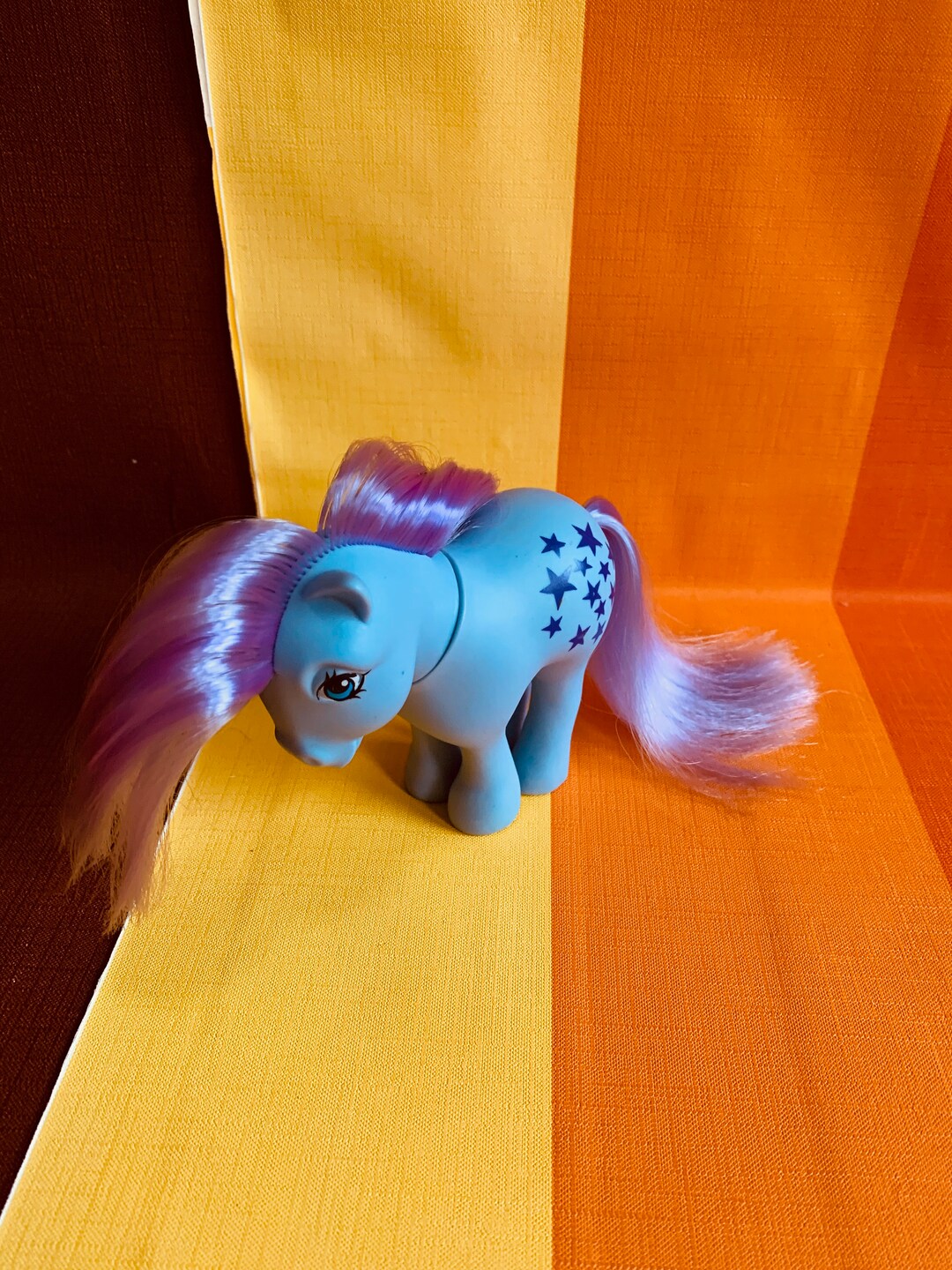 Vintage G1 My Little Pony Bluebelle Hasbro 1982 Blue Body Pink Hair ...