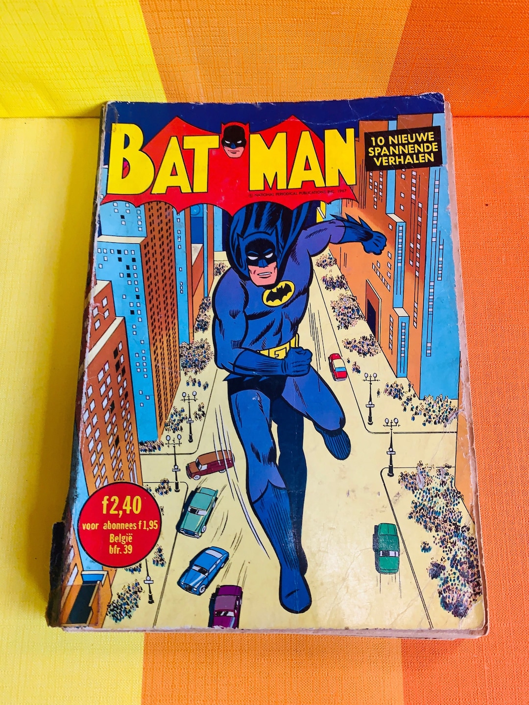 Vintage Comic Book Bat Man National Periodical Publications 1967 - Etsy
