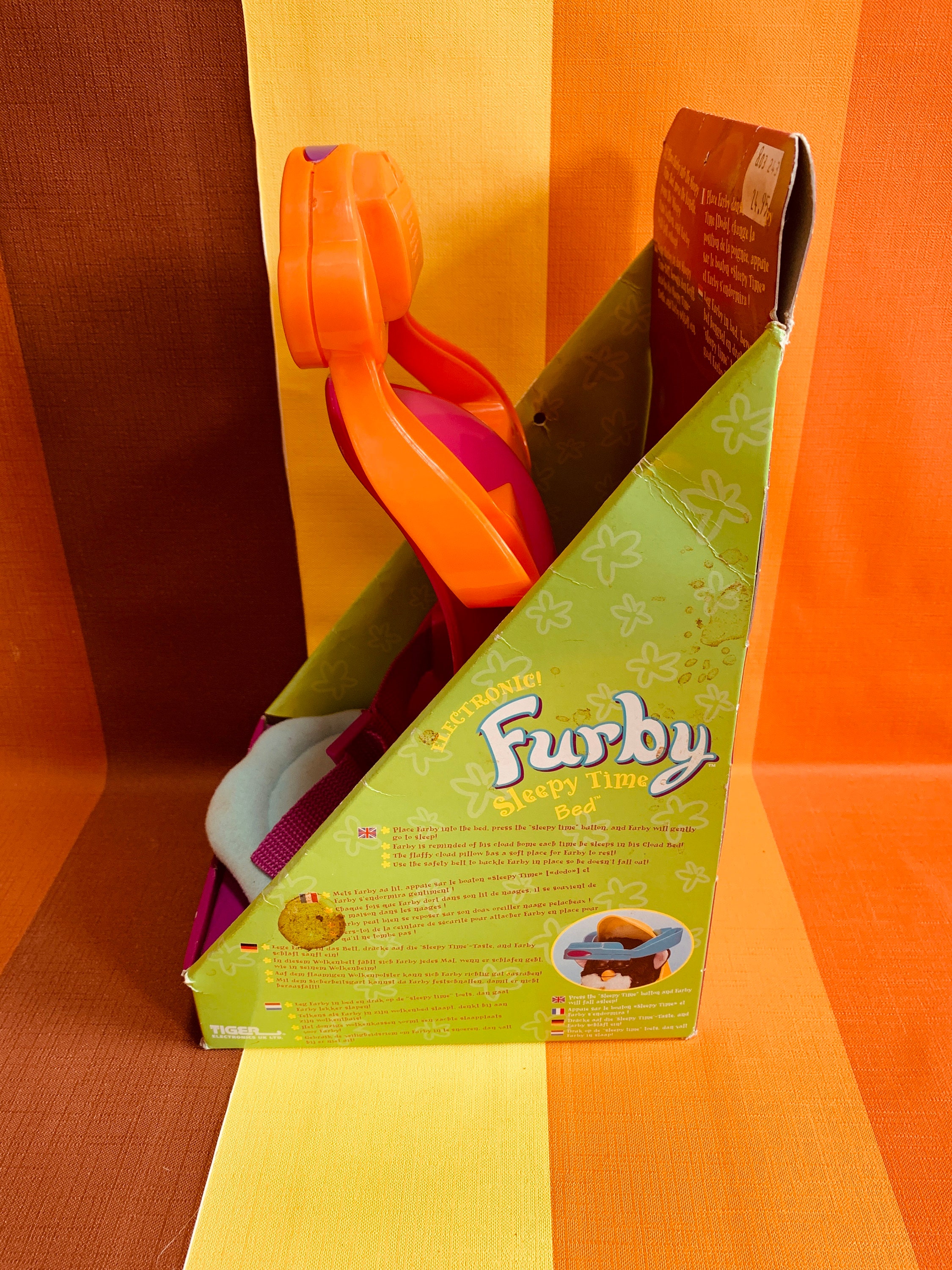 Vintage Furby Sleepy Time Bed Tiger Original Box 90s - Etsy