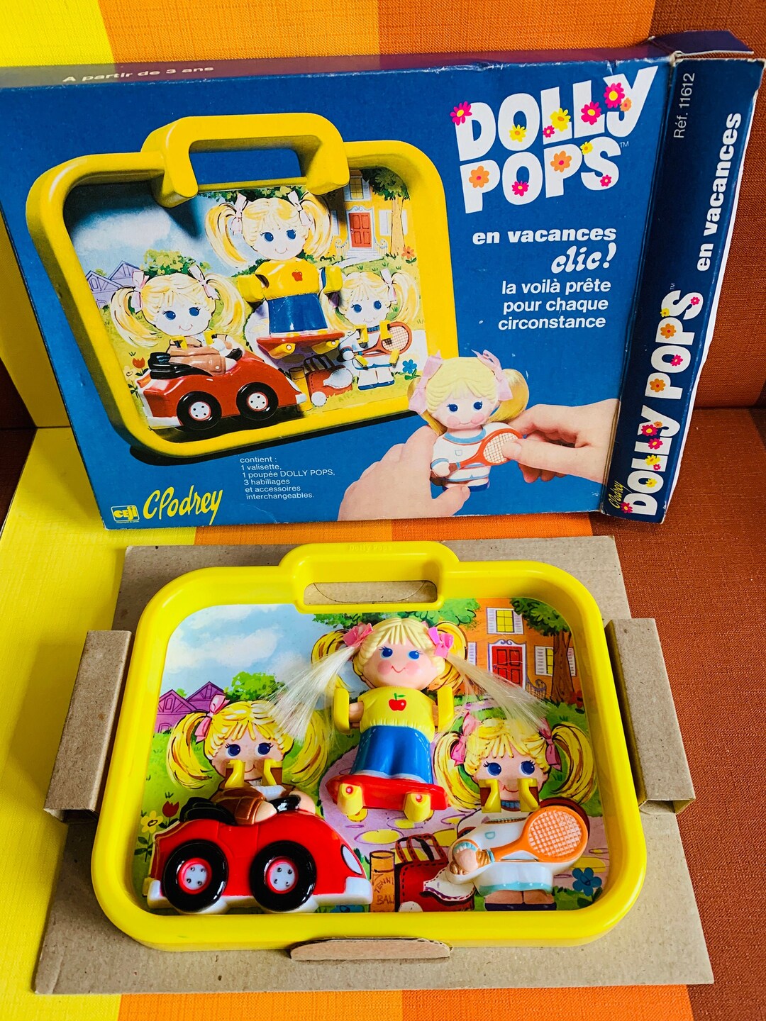 Vintage Dolly Pops En Vacances Clodrey Ceji Dolls Original Box 80s Made ...