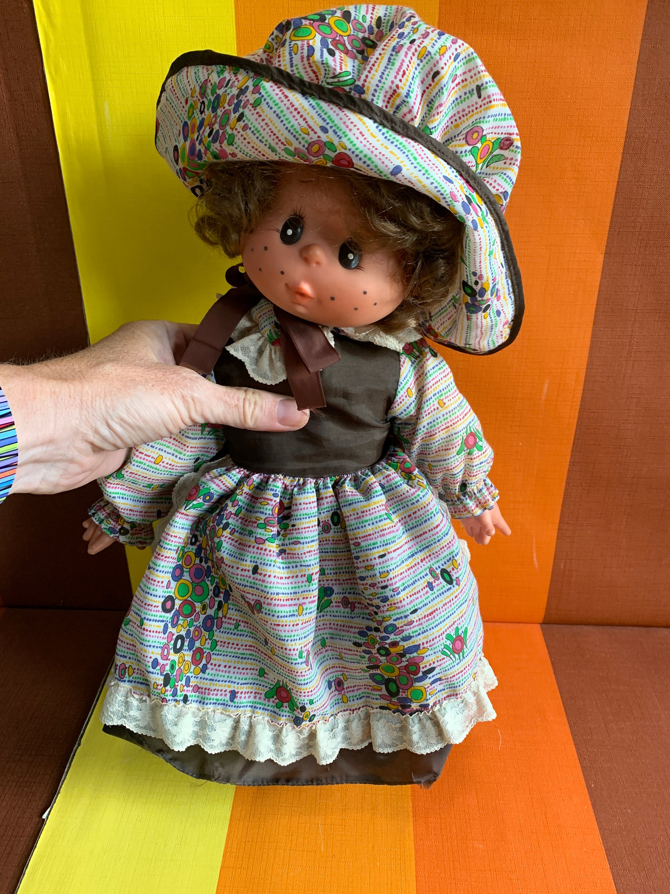 Vintage Fiba Doll Big Eyed Made in Italy 70s - Etsy Singapore