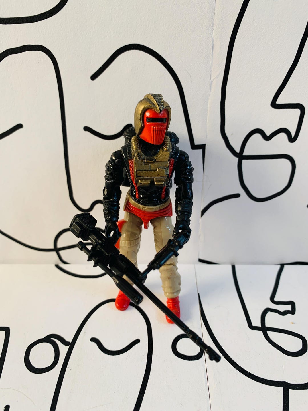 Vintage GI Joe Demon Driver Ferret Iron Grenadiers Hasbro 1988 Action ...