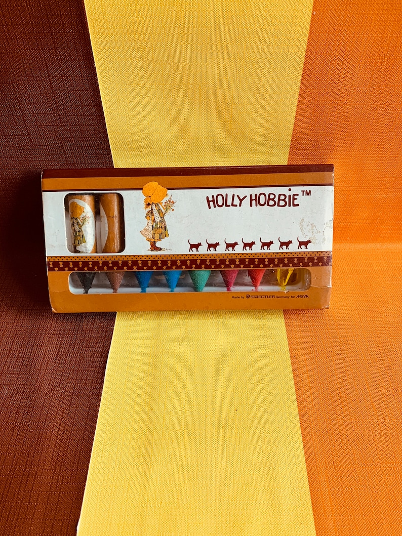 Vintage Holly Hobbie Wax Crayons Mixable With Water American Greetings ...