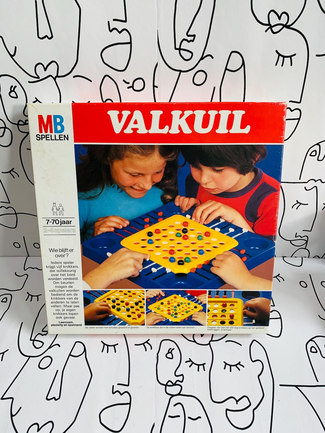 Vintage Game Valkuil Stay Alive Dutch Language MB Games 1972 - Etsy
