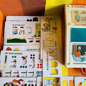 Vintage Fisher Price Toys School Days Desk Learn to Write Dutch ...