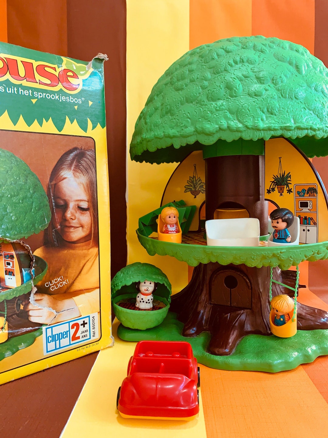 Vintage Tree Tots Tree House Kenner 1975 Pretend Play Original Box - Etsy