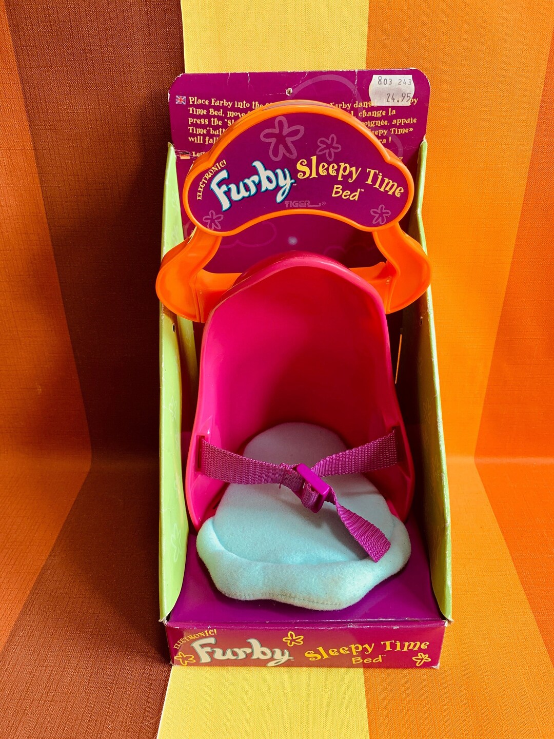 Vintage Furby Sleepy Time Bed Tiger Original Box 90s - Etsy