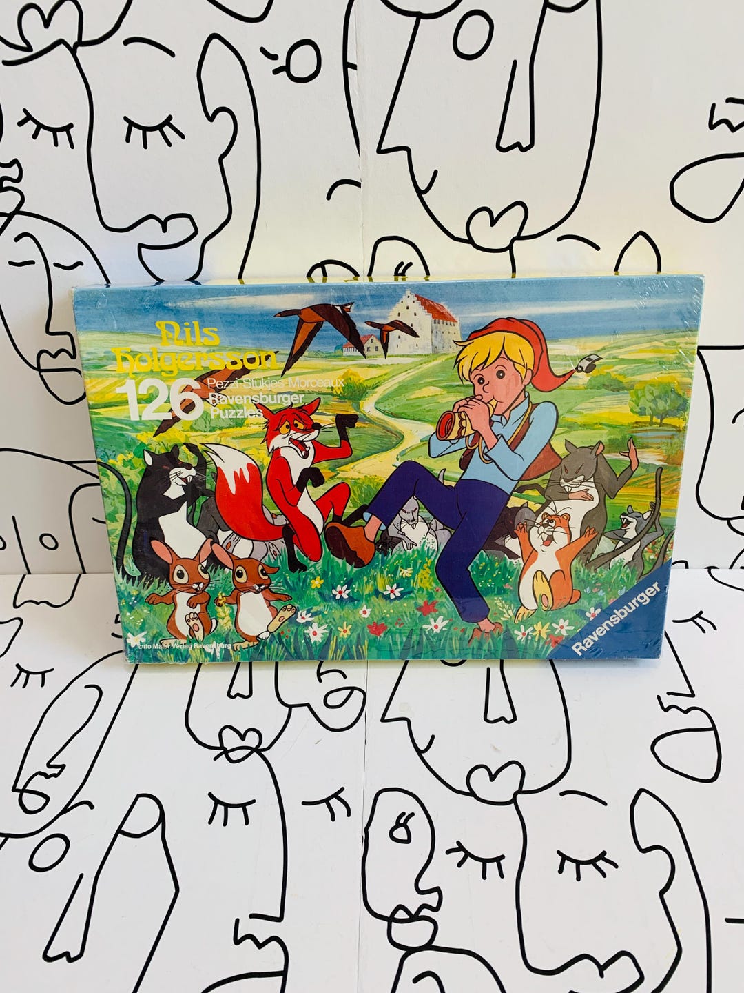 Vintage Nils Holgersson Puzzle Ravensburg 126 Pieces Otto Maier 1981 - Etsy