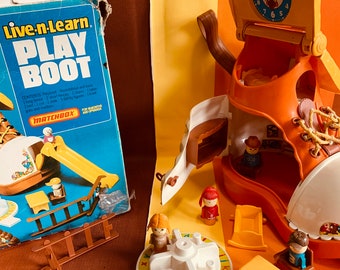 Vintage 70s Toy, Matchbox Play Boot Shoe House Live N Learn Toy. Retro ...