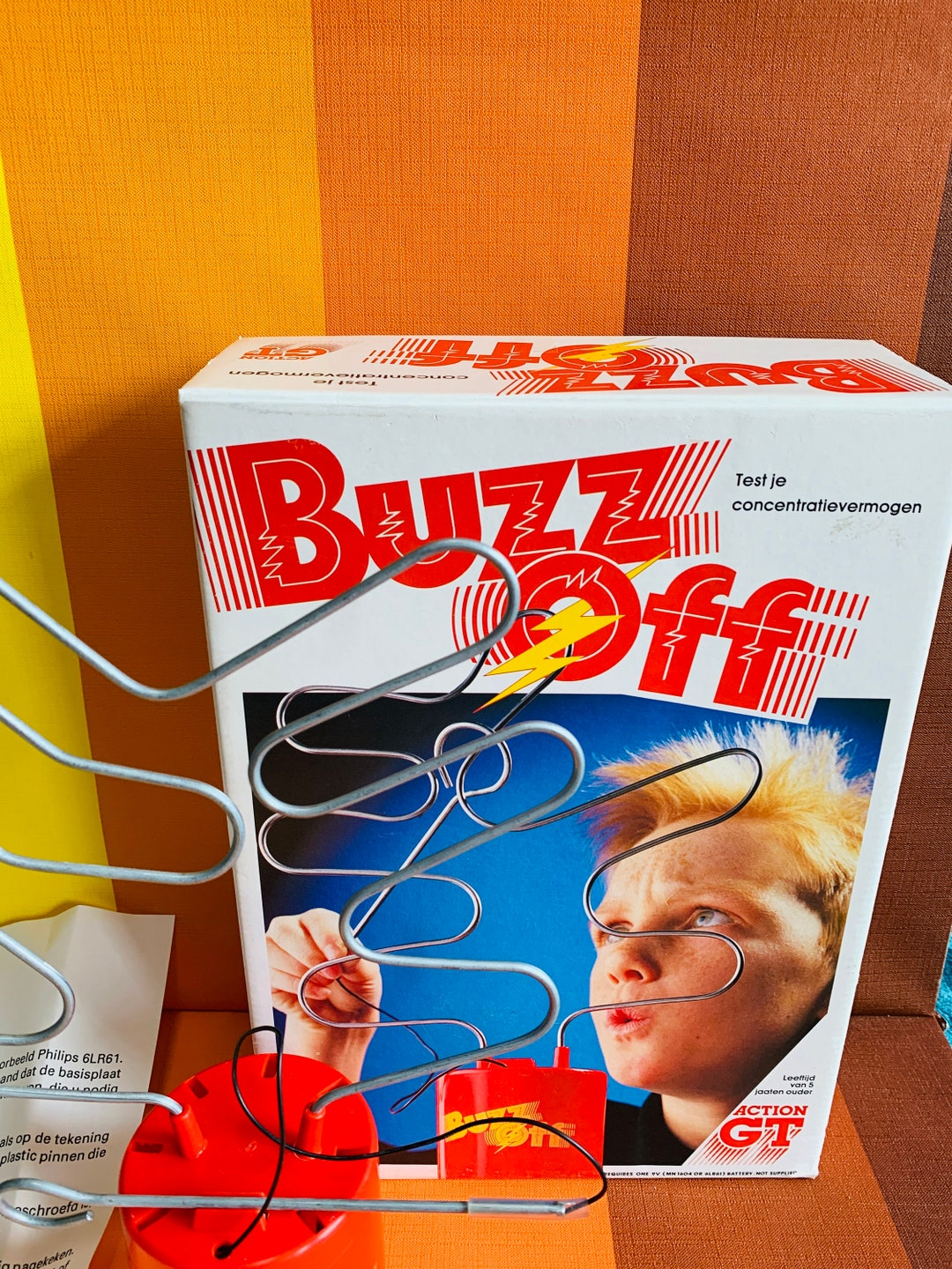 Vintage Game Buzz off Action Games and Toys 1989 Concentration - Etsy