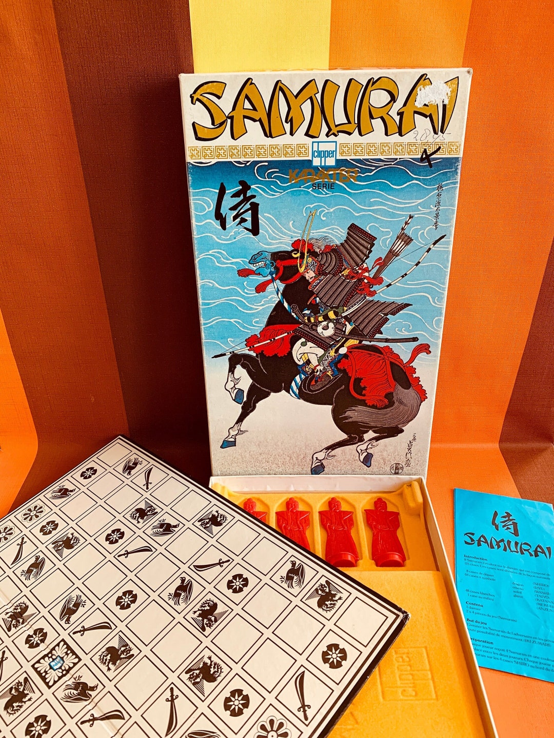 Vintage Samurai Game Clipper Instructions Paper 70s - Etsy