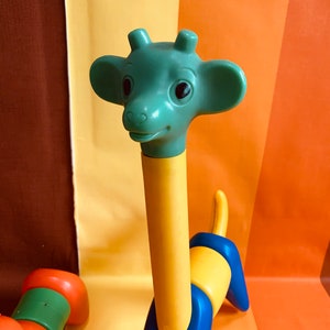 Vintage Zoo It Yourself Animals Giraffe Elephant Tupperware Toys 70s ...