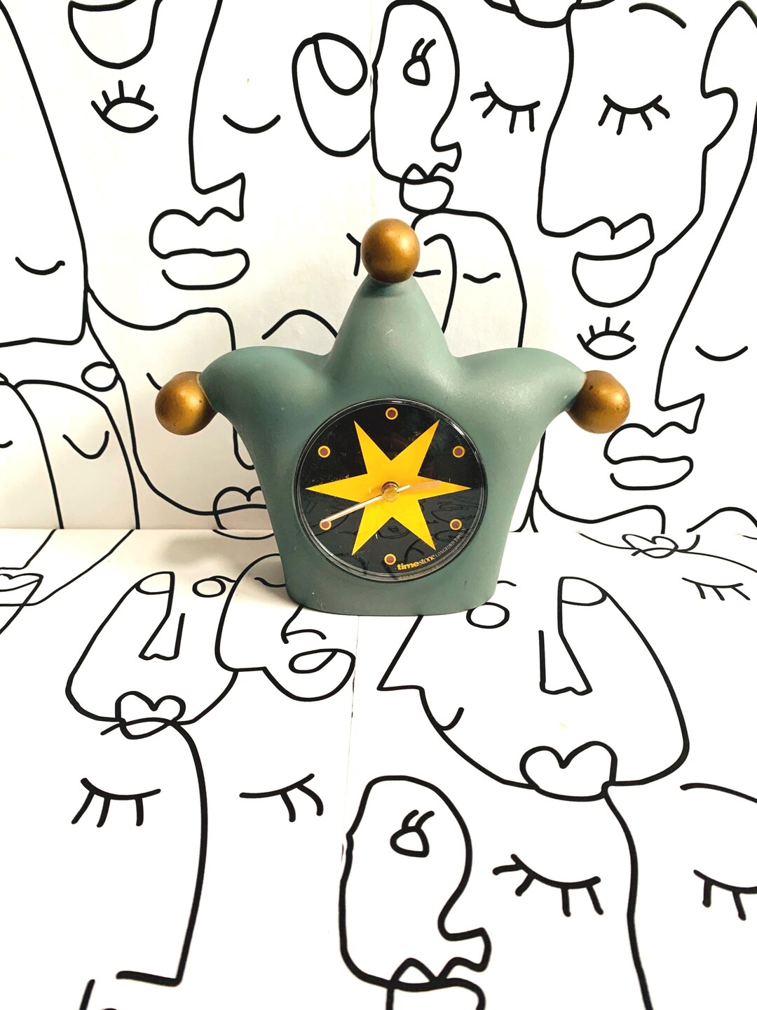 Vintage Clock Timestone Longford Design Memphis Style 90s - Etsy