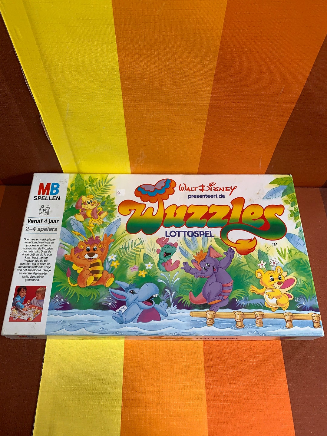 Vintage Wuzzles Lotto Game MB Walt Disney 1985 - Etsy
