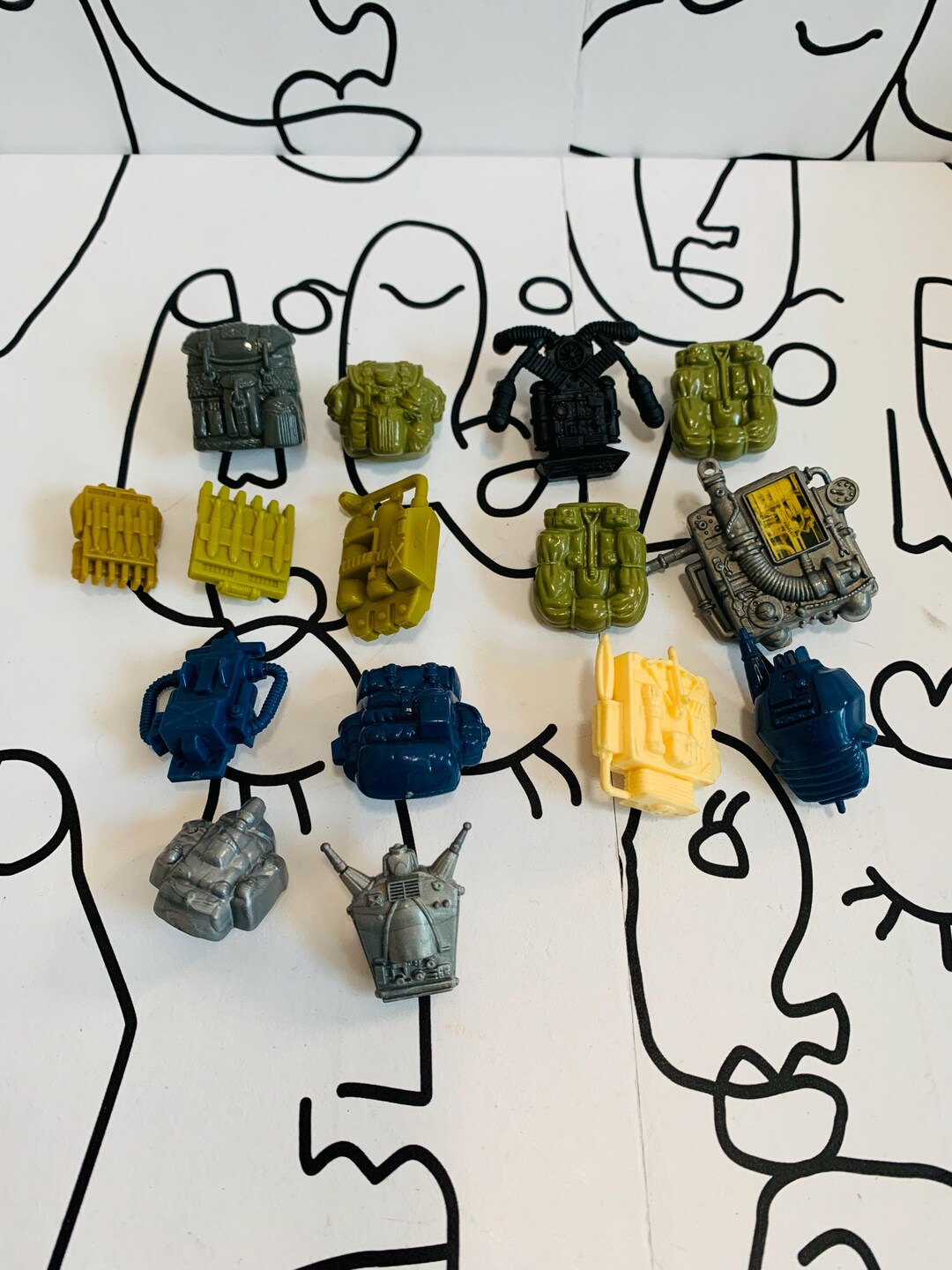 Vintage GI Joe Backpacks Hasbro 1987 Action Figure - Etsy