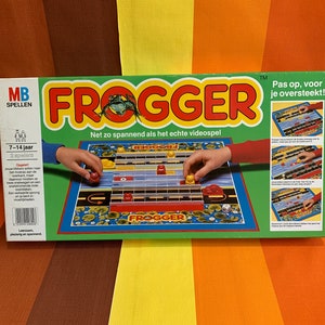 Vintage Frogger Board Game MB Games 1982 - Etsy