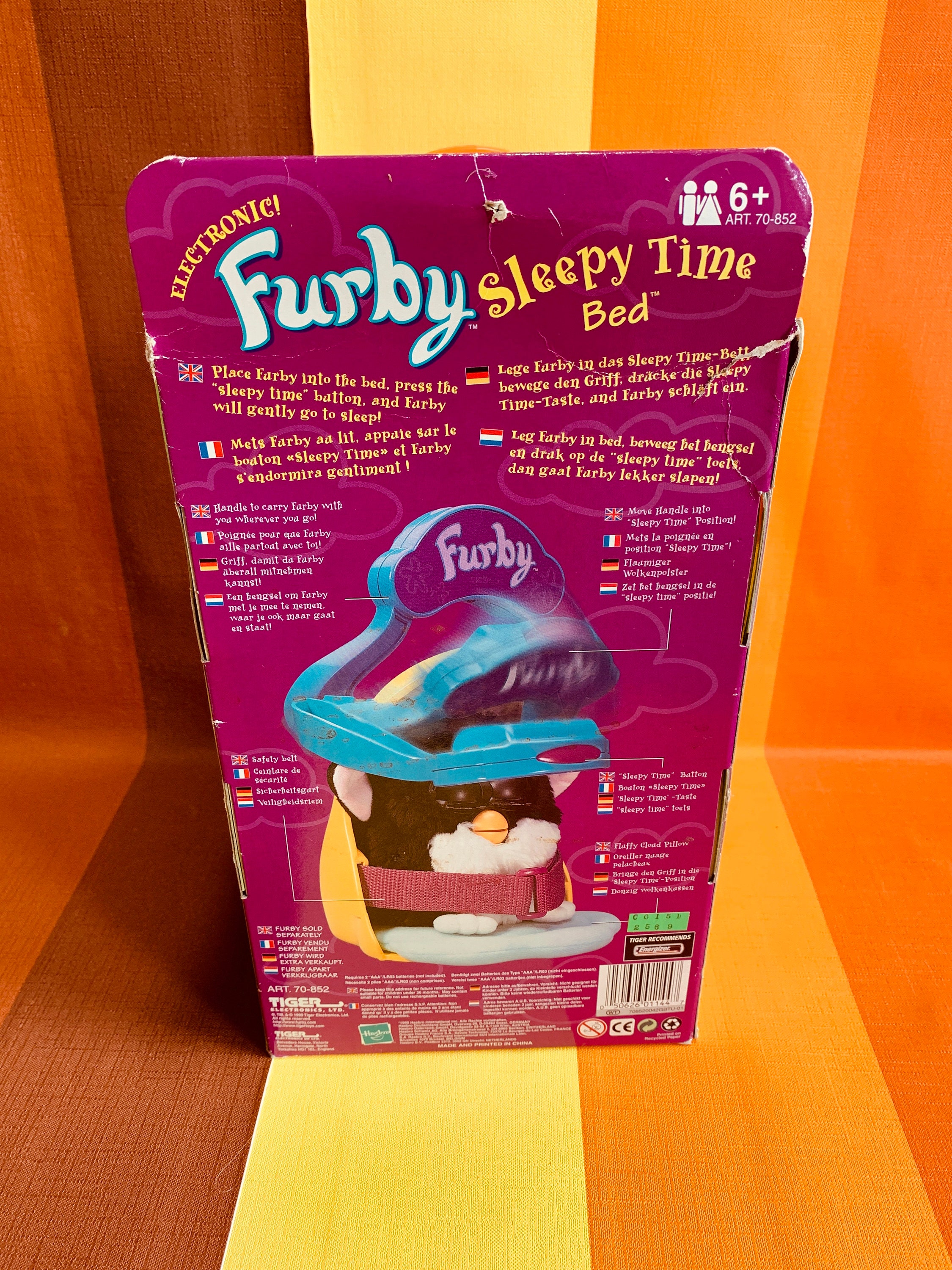 Vintage Furby Sleepy Time Bed Tiger Original Box 90s - Etsy