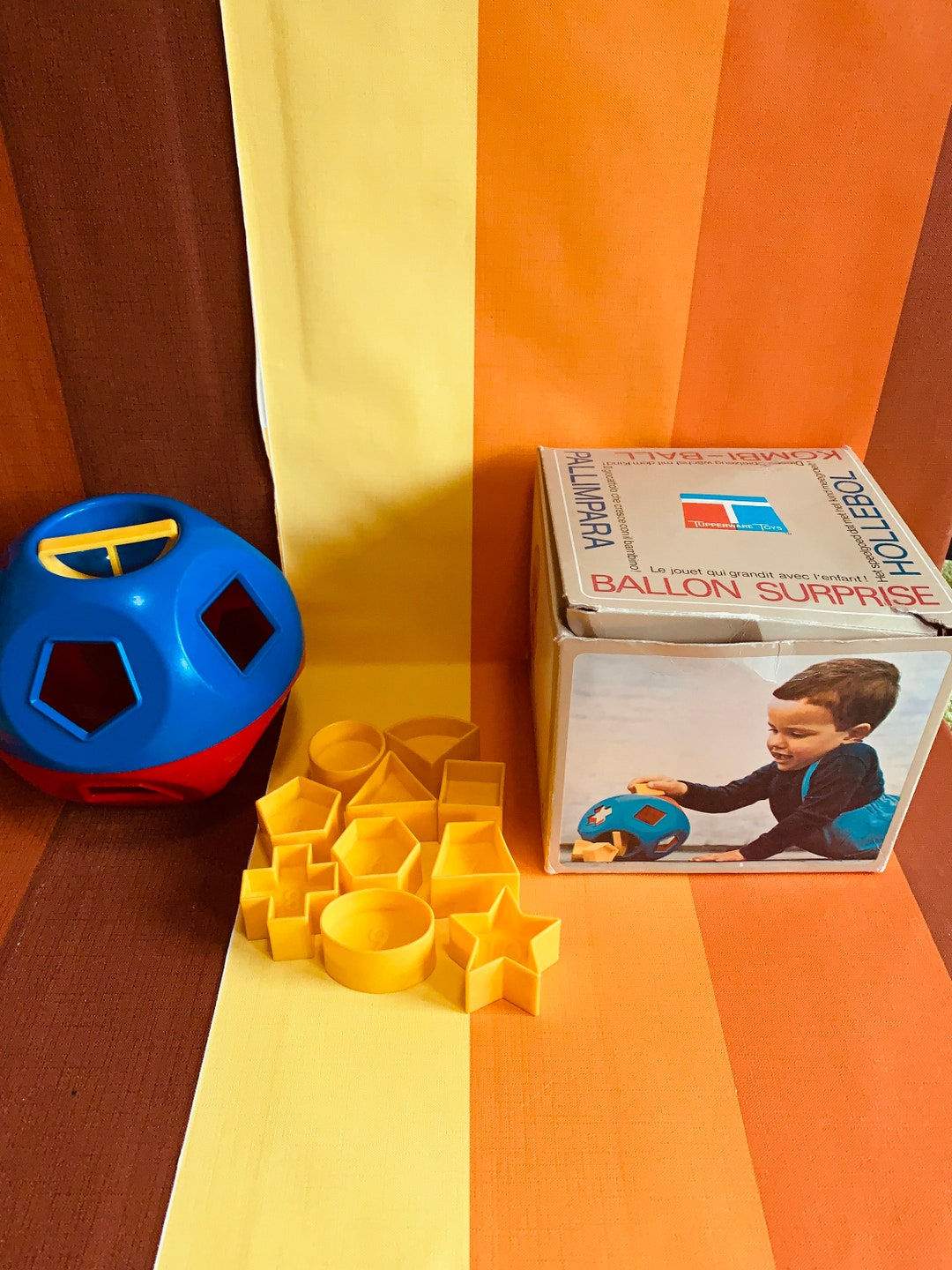 Vintage Shape O Ball Tupperware Toys Baby & Toddler Toys 70s in ...