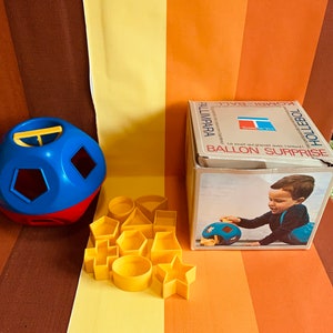 Vintage Shape O Ball Tupperware Toys Baby & Toddler Toys 70s in ...
