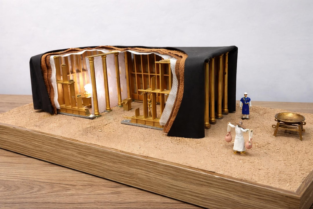 Painted Tabernacle Model Kit: Bible Educational Assembly Set - Etsy