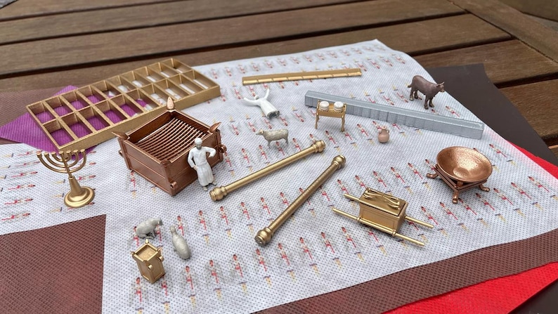 Painted Tabernacle Model Kit: Bible Educational Assembly Set - Etsy