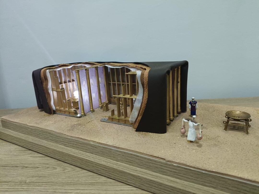 Painted Tabernacle Model Kit: Bible Educational Assembly Set - Etsy