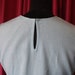 Women Light Blue Linen Tie-up Dress, Shift Embroidered Dress, Made to ...