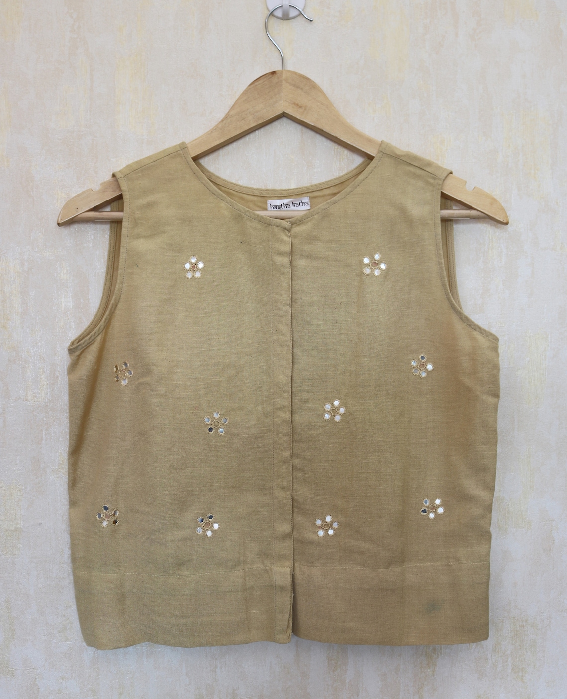 Sleeveless Top for Women Beige Linen Top Linen Sleeveless - Etsy