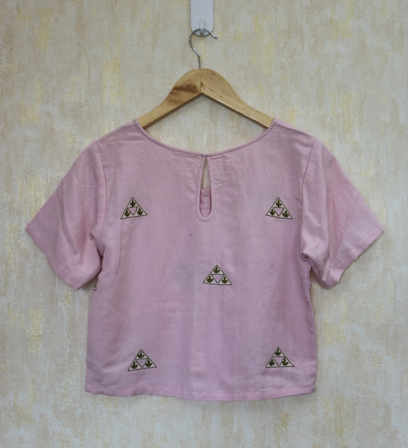 Linen Top for Women Light Pink Top Linen Crop Top Linen - Etsy