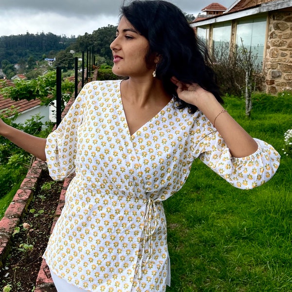 Block Print Top Size 1x - Etsy