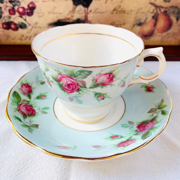Colclough Tea Cup and Saucer - Etsy