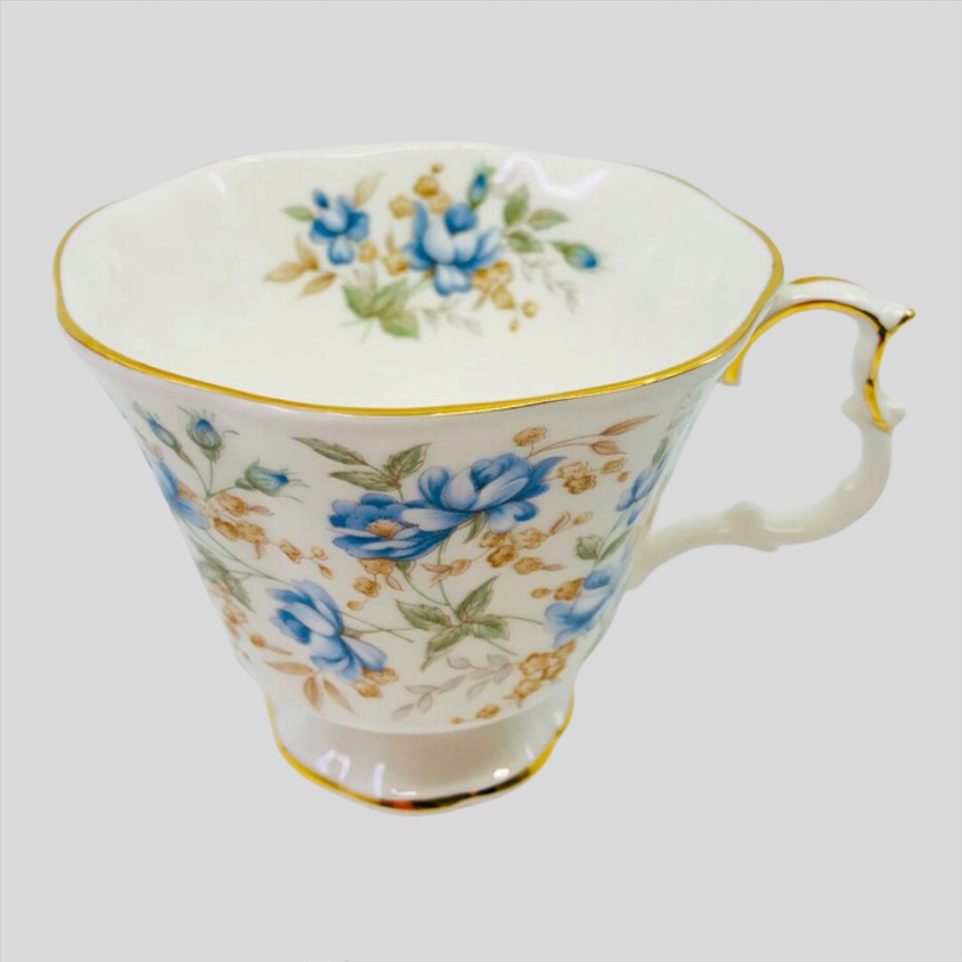 Royal Albert Blue Gown Orphan Tea Cup Blue Chintz Series - Etsy