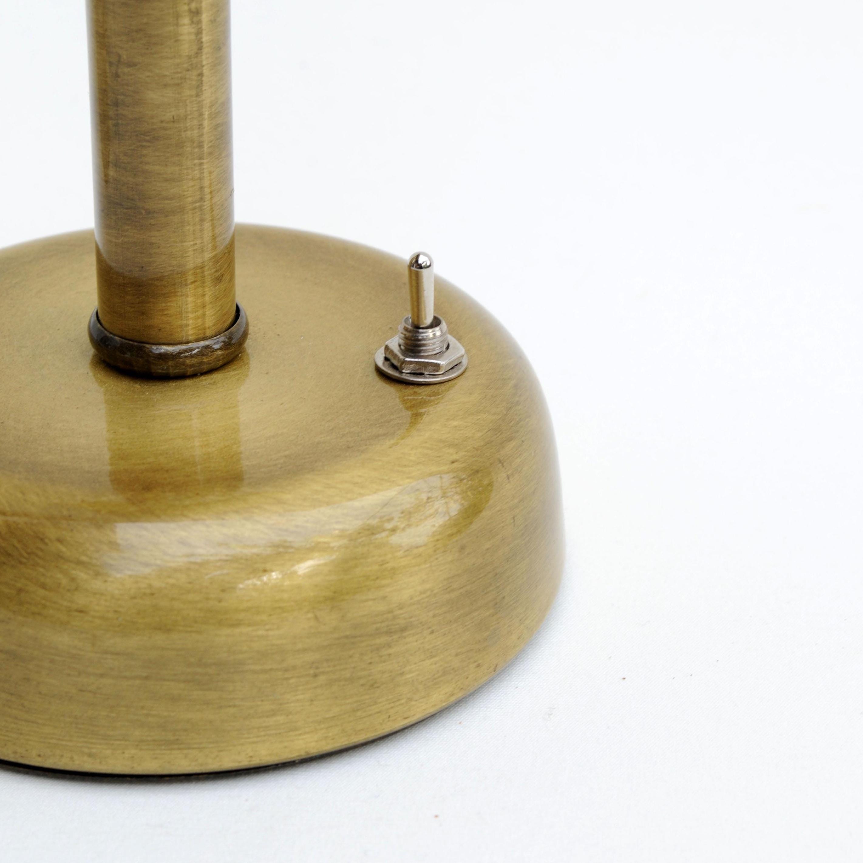 Retro Chic Table Lamp: Cordless Gold Accent Lamp - Etsy