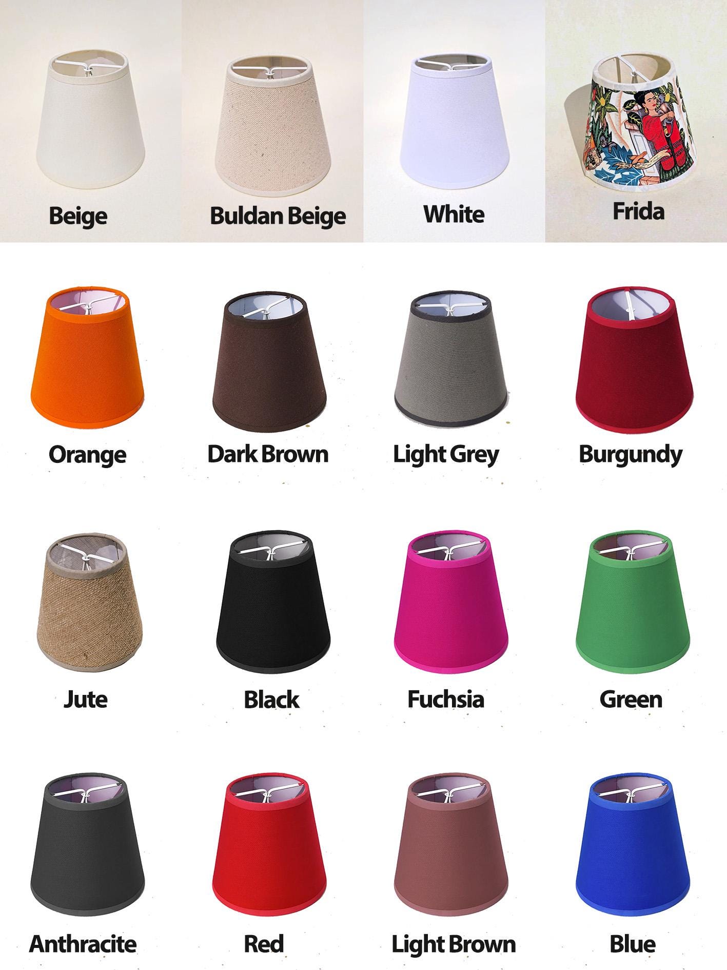 Clip-on Lampshade Bulb Covers | Mini Pendant Lights | Wall Sconces | 5. ...