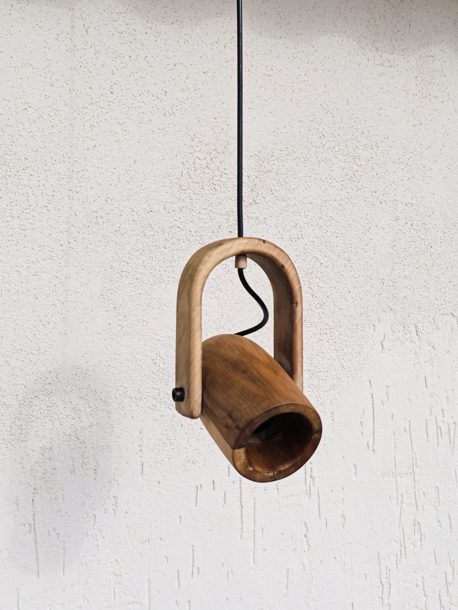 Wooden Spotlight Lamp Handcrafted Lighting Decor Compatible With E27 ...