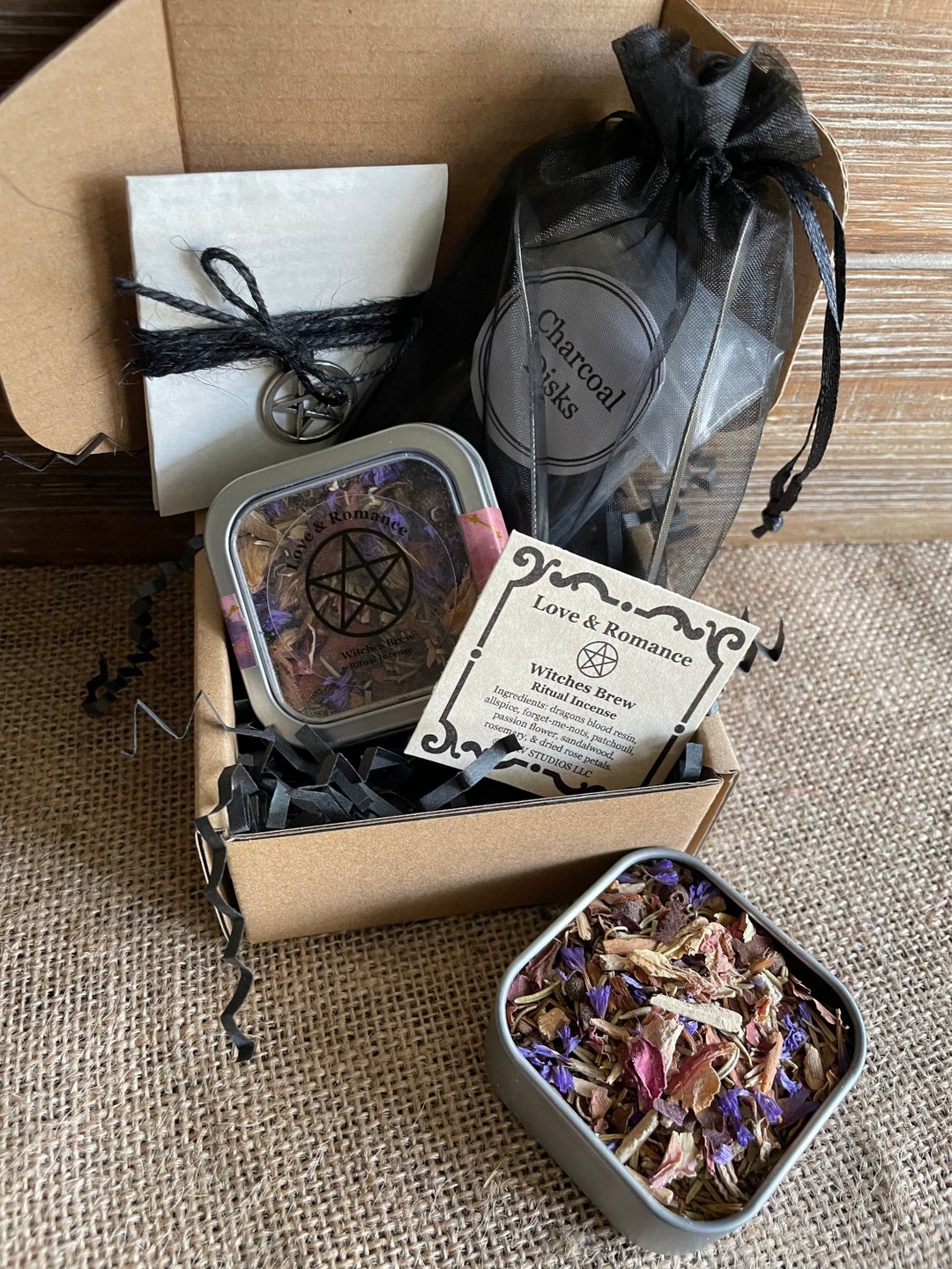 Love & Romance Incense, Witches Brew Ritual Incense Kit, Come to Me ...