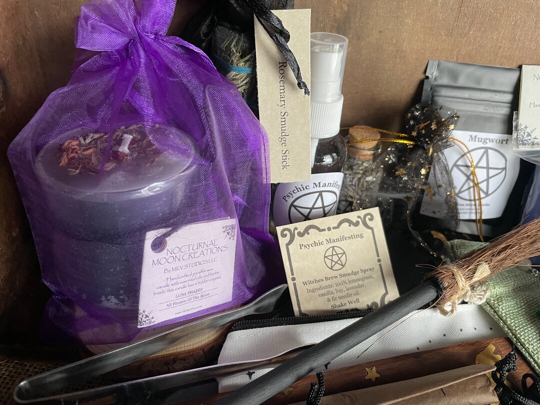 Psychic Divination Kit - Spiritual Psychic Manifesting Box, Witchy ...