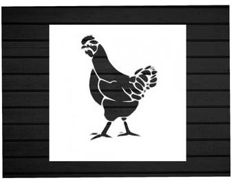 Chicken stencil | Etsy