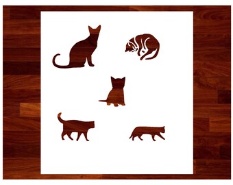 Cat stencil | Etsy