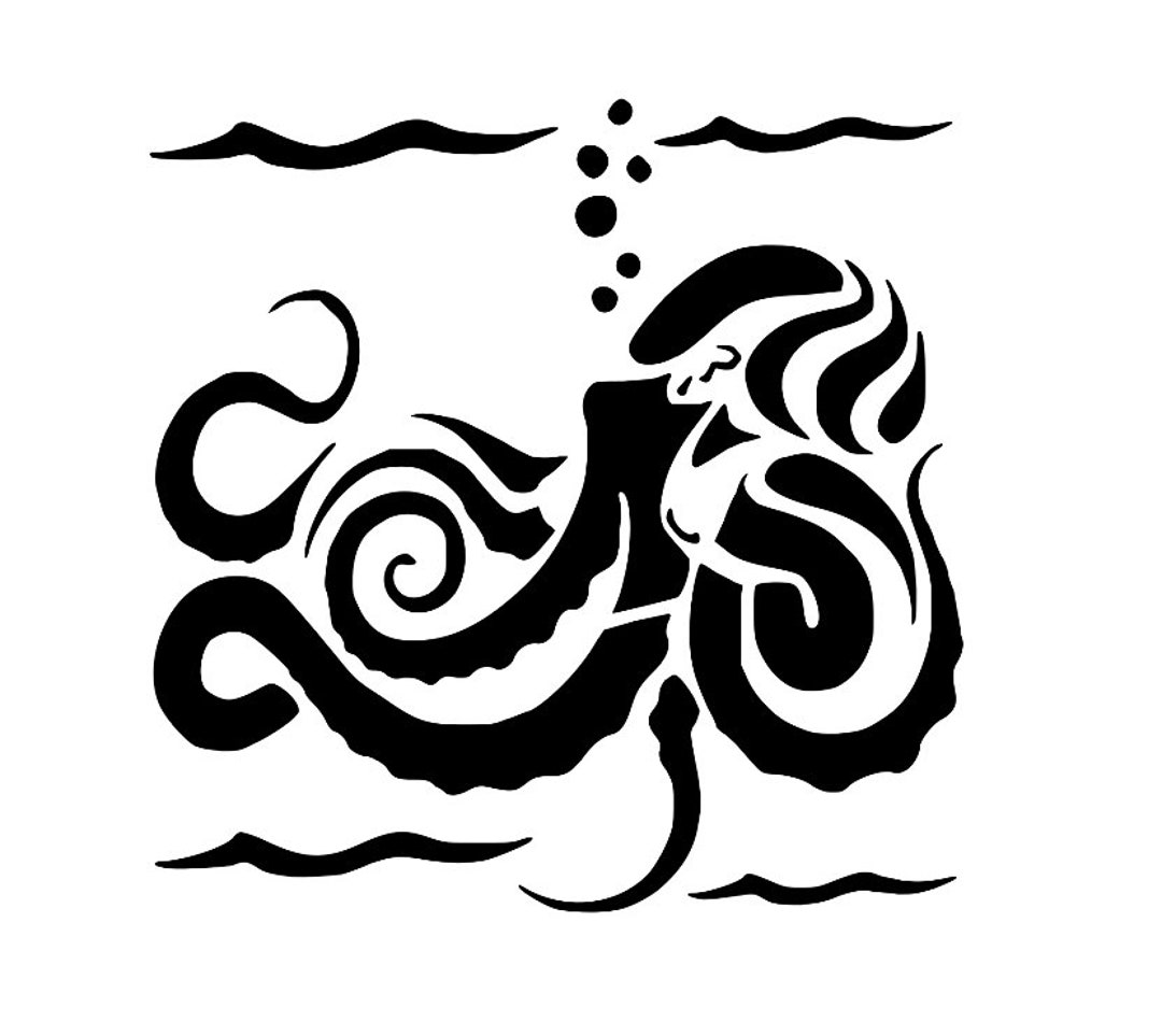 Reusable Custom Octopus Stencil - DIY Craft Stencil for Painting Multi ...