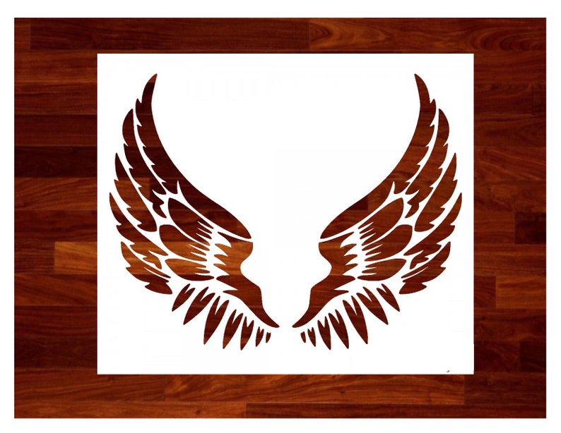 Reusable Custom Angel Wings Stencil DIY Craft Stencil for - Etsy