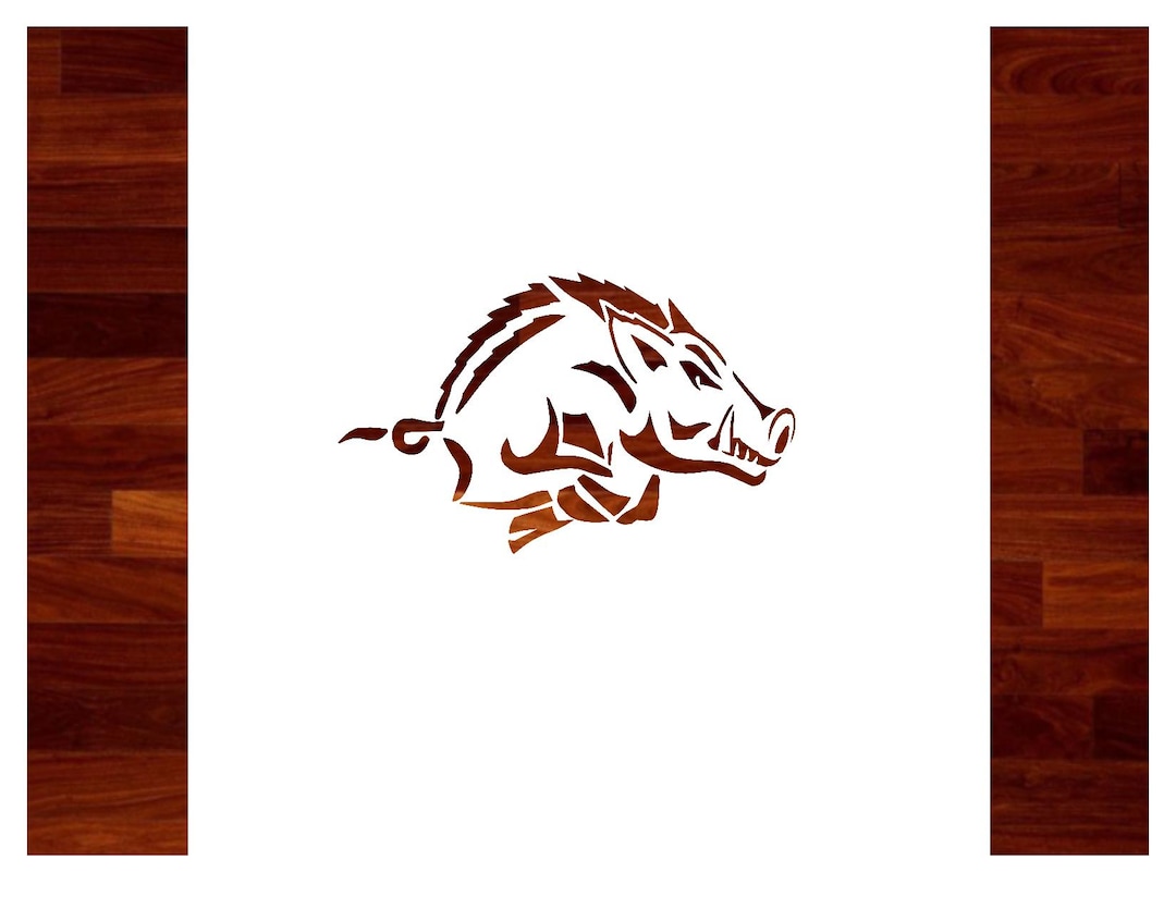 Reusable Custom Razorback Stencil - DIY Craft Stencil for Painting ...