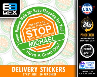 Personalized 2 Thumbs up Orange Delivery Driver Bag - Etsy