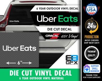 Uber Eats Decal | Etsy