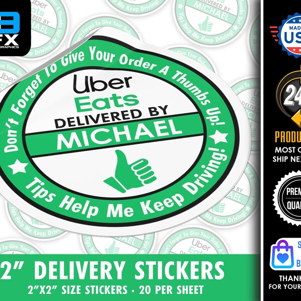 Uber Eats Decal - Etsy