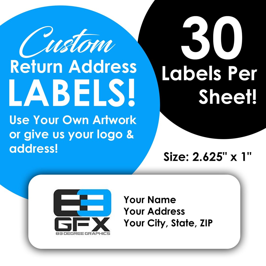 Create Your Own - Return Address Stickers / Labels - Use Your Own ...