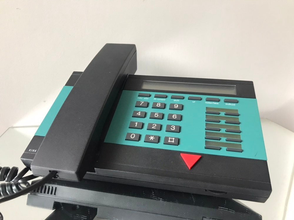 Vintage 1990's Danish Design Telephone - Etsy