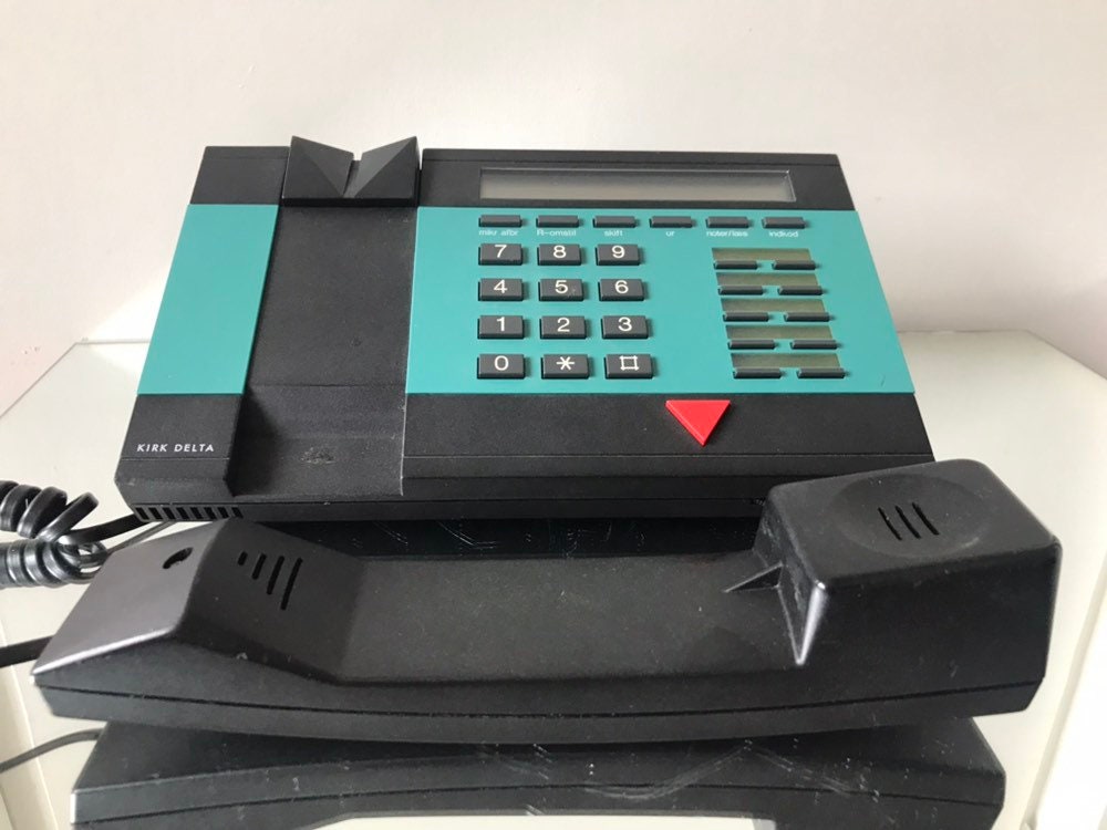 Vintage 1990's Danish Design Telephone - Etsy